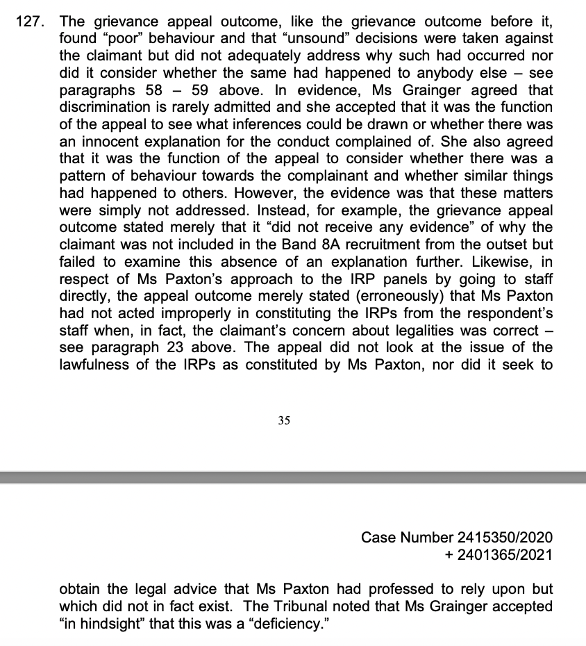 NHS England found guilty of whistleblower detriment and Race ...