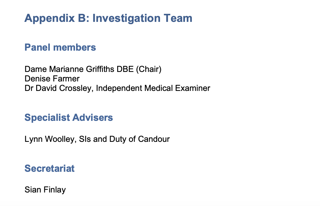 Marianne Griffiths’ investigation team at North East Ambulance Service ...